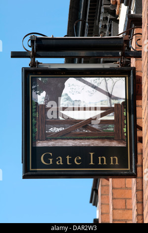 The Hanging Gate pub or public house, Meg Lane, Higher Sutton ...