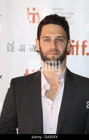 US actor Justin Bartha attends the premiere of "Dark Horse" during the ...