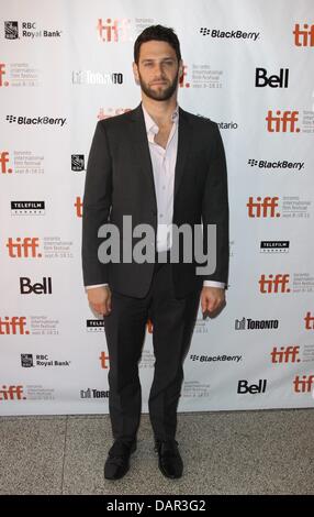 US actor Justin Bartha attends the premiere of "Dark Horse" during the ...