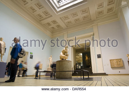 England, London, British Museum, Roman Empire Room, Roman Wall Stock ...