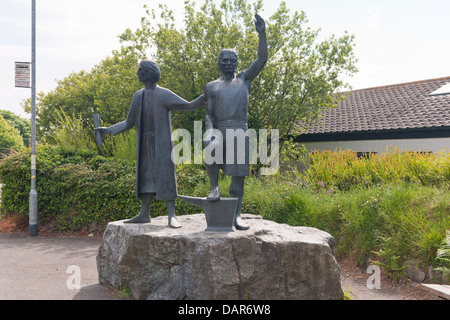 AN GOF, SCULPTURE, MICHAEL JOSEPH AN GOF AND THOMAS FLAMANK, LEADERS OF ...