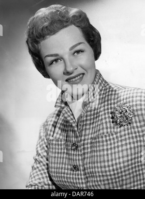 JO STAFFORD (1917-2008) US singer in a recording studio about 1968 ...