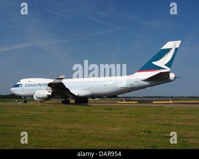 B-HUP is a Boeing 747-467F operated by Cathay Pacific, a dedicated ...