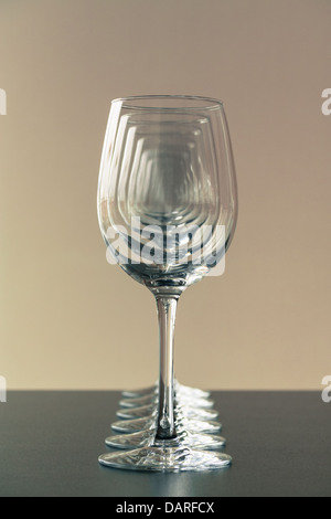 dry, empty and clean water glass Stock Photo - Alamy