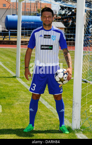1. SC Znojmo, Czech soccer league season 2013/2014. Top row from left ...