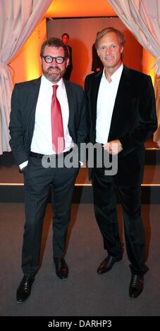 Kai Diekmann, editor-in-chief of Bild newspaper speaks during the "Ein ...