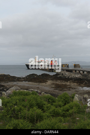 Calmac ferry docked Isle of Colonsay Scotland June 2013 Stock Photo - Alamy