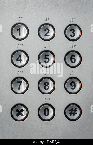 Telephone numeric keypad Stock Photo - Alamy