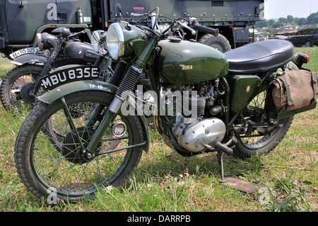 BSA military motorcycle Stock Photo - Alamy