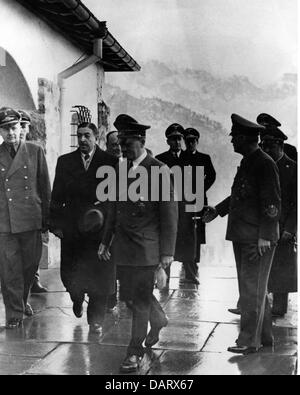 ADOLF HITLER (1889-1945) at right as a lance-corporal in the Bavarian ...