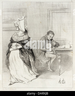 Adieu, mon cher, je vais chez mes éditeurs!.... Honoré Daumier (France ...