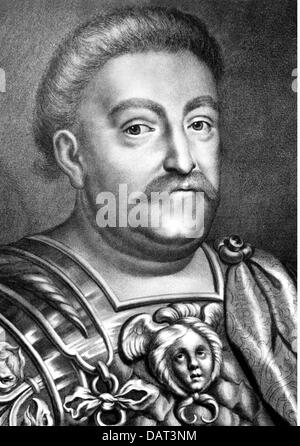 Portrait of John III Sobieski 1629 - 1696, monarch of the Polish ...