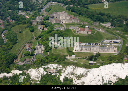 Dover Castle, aerial view Stock Photo - Alamy