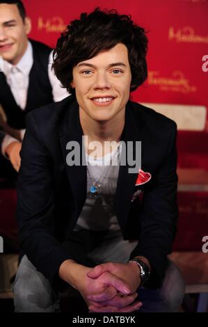An unveiling of the Harry Styles wax figure at Madame Tussauds in ...