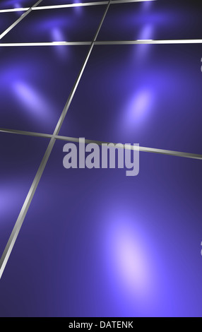 Abstract 3D framed blue background Stock Photo - Alamy