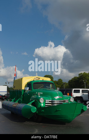 MODIFIED GREEN 1951 TRUCK RAFT USED BY CUBAN IMMIGRANTS MARCONE ...
