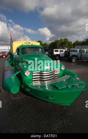 MODIFIED GREEN 1951 TRUCK RAFT USED BY CUBAN IMMIGRANTS MARCONE ...