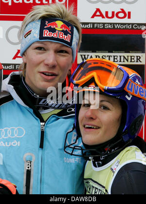 German Monika Bergmann-Schmuderer is pictured after the women's slalom ...