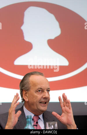 The CEO of Dr. Oetker Gmbh August Oetker is pictured in front of the ...