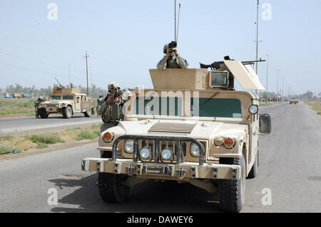An M1114 High Mobility Multipurpose Wheeled Vehicle (HMMWV) of the ...
