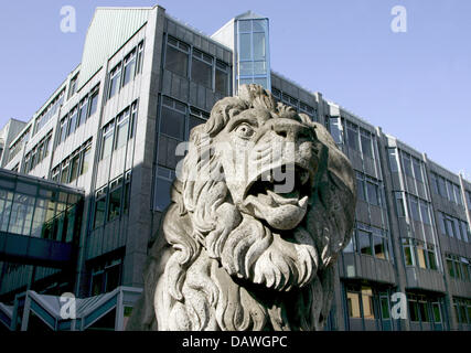 The headquarters of BayernLB pictured before the bank's balance press ...