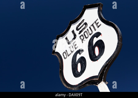 Classic Route 66 sign near Grants in New Mexico Stock Photo - Alamy