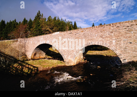 The River Don as it flows from Cockbridge to Corgarff, in Aberdeenshire ...