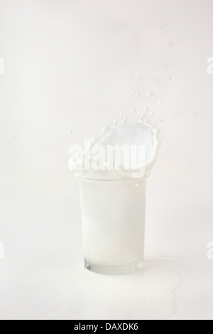 A splash of milk Stock Photo - Alamy