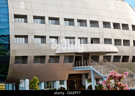 Facade of a building, Fish Building, Hyderabad, Andhra Pradesh, India ...