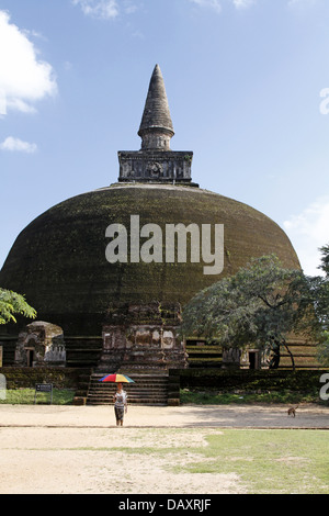 RANKOTH VEHERA STUPA POLONNARUWA SRI LANKA 10 March 2013 Stock Photo ...
