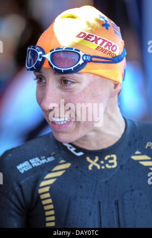 Hamburg, Germany. 20th July, 2013. Triathlete Sven Riederer of ...