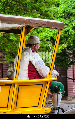 18th century transportation, Colonial Williamsburg Virginia Stock Photo ...