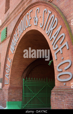 Eagle Warehouse & Storage Company building Stock Photo - Alamy
