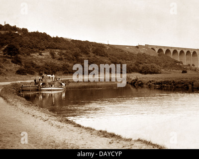 Conisbrough River Don early 1900s Stock Photo - Alamy