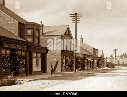 Stainforth Station Road early 1900s Stock Photo - Alamy