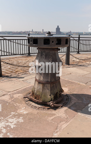 Dockside capstan for mooring up the ship Stock Photo - Alamy