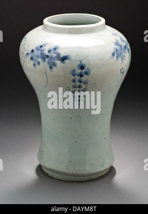This jar reflects the artistic and functional design of its period ...