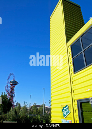 The View Tube cafe in the Olympic Park, Stratford, East London, England ...