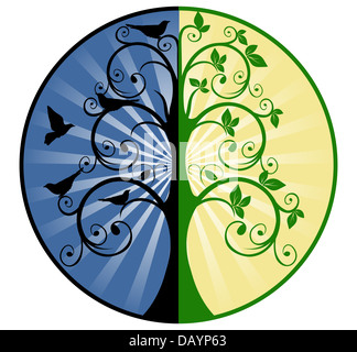 Tree of Life and Death Stock Photo - Alamy