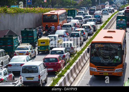 Traffic congestion in Delhi, India Stock Photo - Alamy