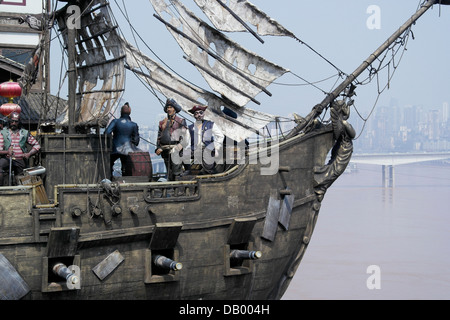 pirate ship at hongyadong in chongqing,china Stock Photo - Alamy