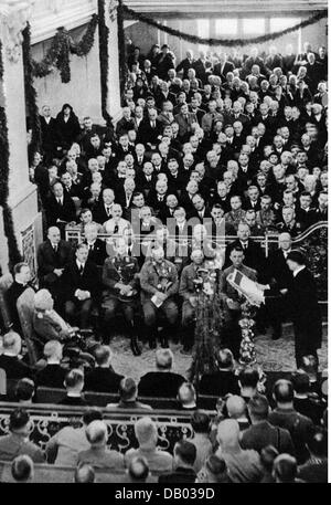 Hitler and Hindenburg at the 'Day of Potsdam' Stock Photo - Alamy