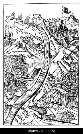 Mongol raids in Russia 1223 - 1480, Battle of Kulikovo, 8.9.1380, duel ...