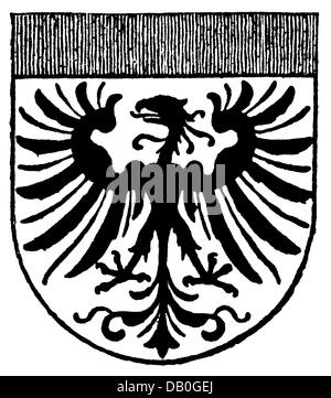 heraldry, coat of arms, Switzerland, City of Basel, glass painting, mid ...
