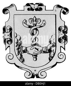 snake coat of arms Stock Photo - Alamy