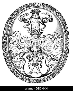 snake coat of arms Stock Photo: 122160329 - Alamy