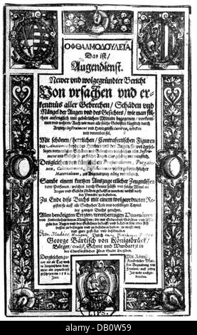 Georg Bartisch, 1535-1607, a German physician Stock Photo - Alamy