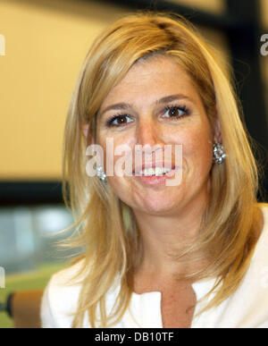 Crown Princess Maxima arrives to open an exhibition of paintings by ...