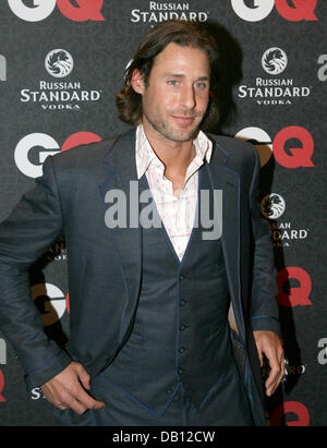 David de Rothschild (L), environmental activist and nature documentary ...