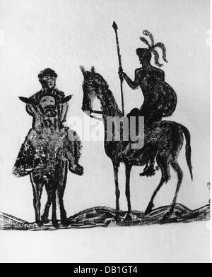 DON QUIXOTE & SANCHO Stock Photo - Alamy